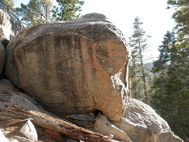 Bouldering in Butterscotch Rock, San Jacinto Mountains