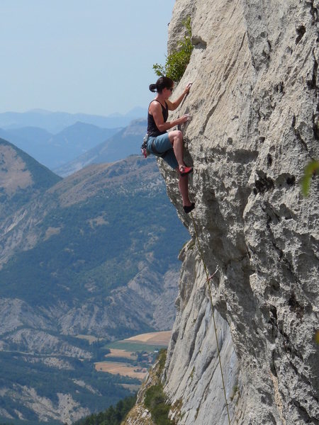 Rock Climbing in Southern Alps, France