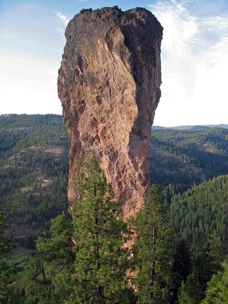 Rock Climbing in Steins Pillar, Central Oregon