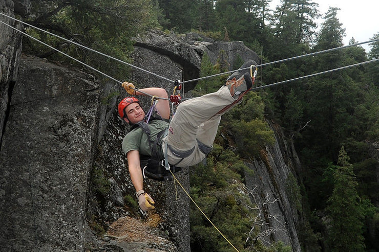 Tyrolean Traverse Set-up II -For heavier climbers, climbers with a ...