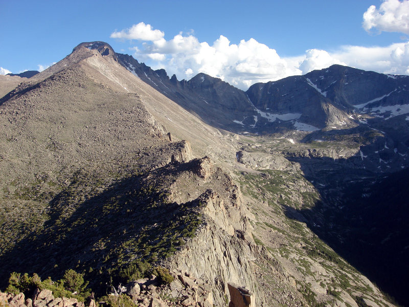 This shot is from the summit of Half Mountain looking back whence I ...