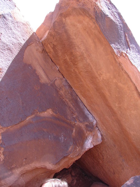 Climb The Hidden Crack, Southeast Utah