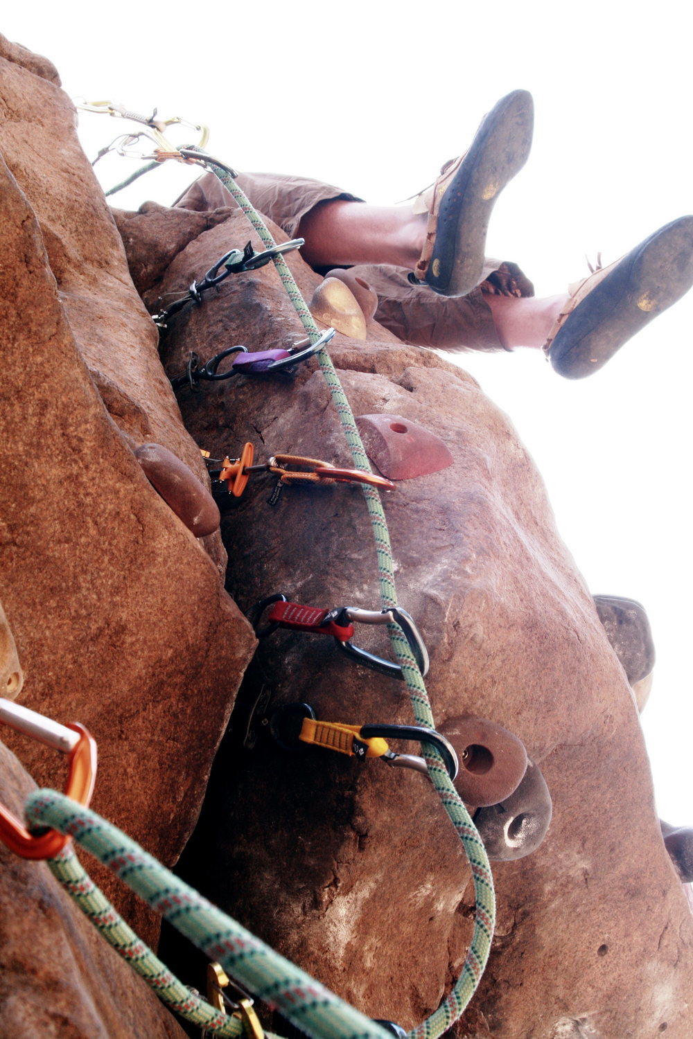 1st first ascent. nice hand crack up high and easy to protect haha. don ...