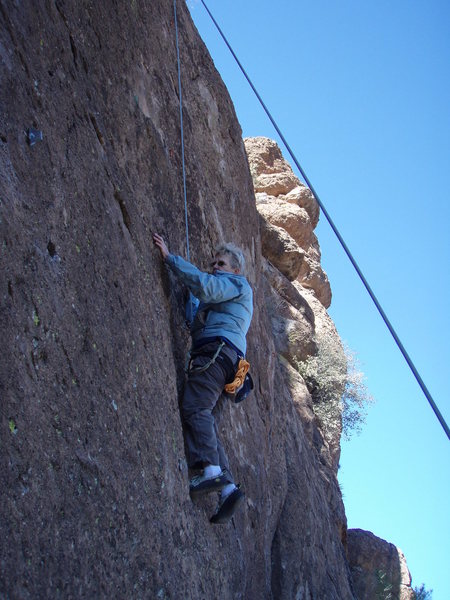Rock Climb Squeeze Play, Central Arizona