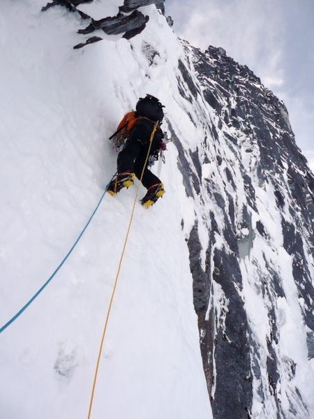 Very steep fun climbing