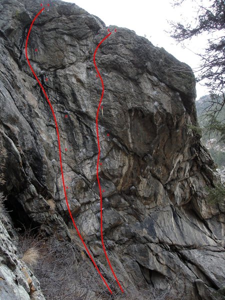 Rock Climbing in Twitch Rock, Golden