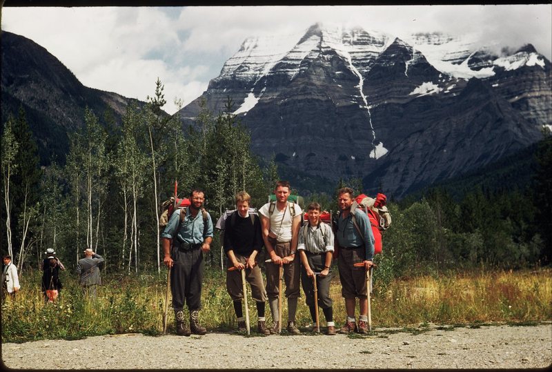 Climbing in Mount Robson, British Columbia