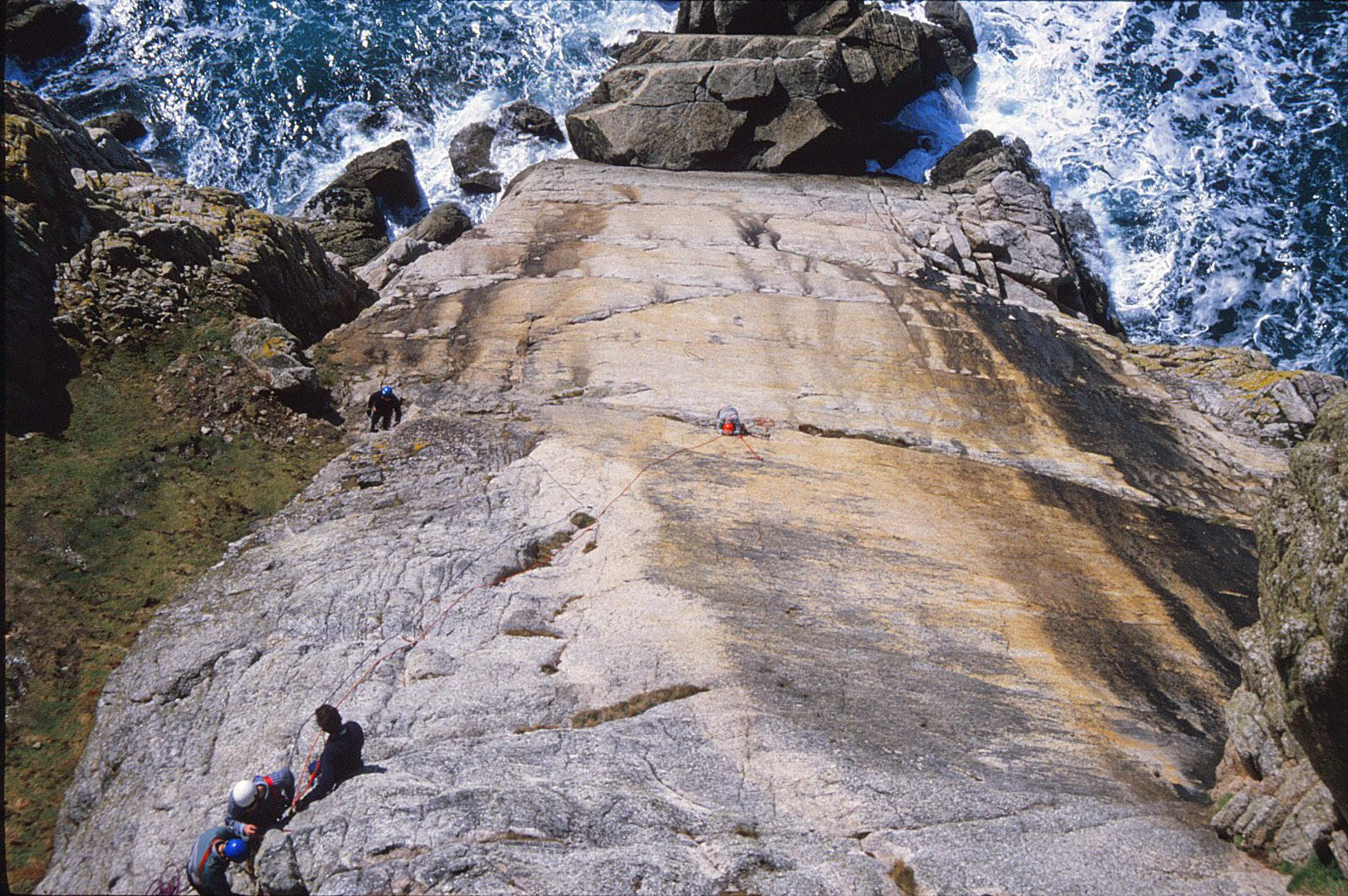 Looking down the Devil's Slide from above