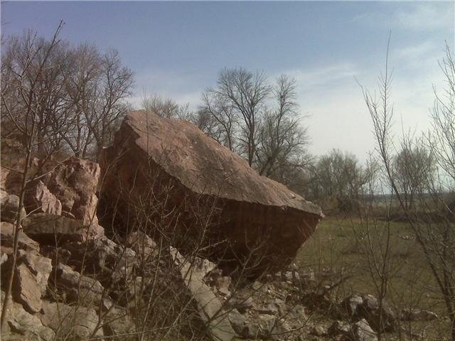 Climb Slab of The Wasp, Blue Mounds State Park (Luverne)