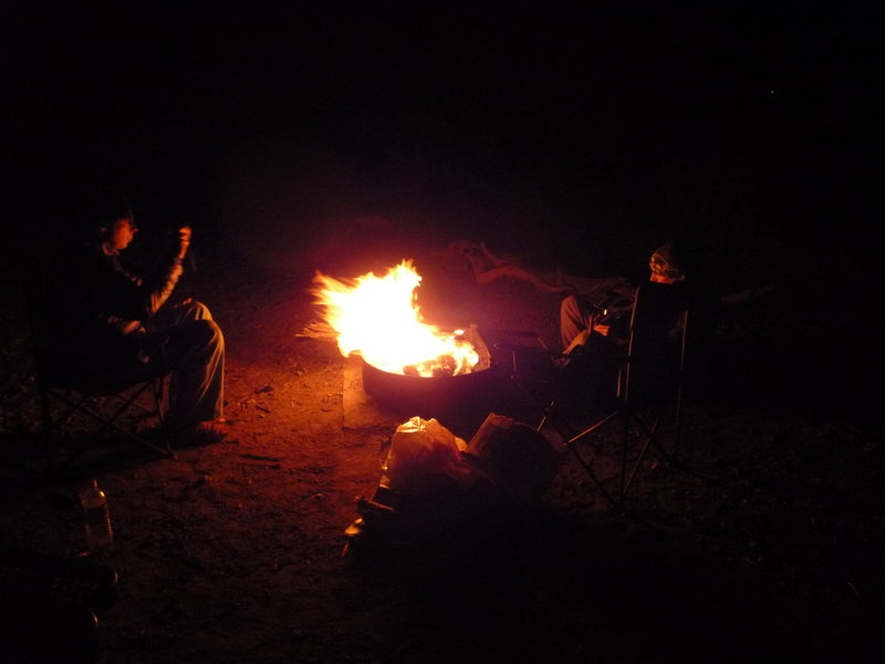 Big flames after a day of getting flamed.