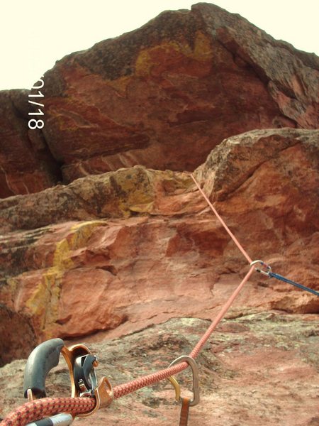 Rock Climb Southeast Overhang, Flatirons