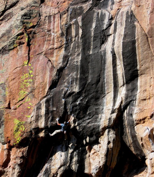 Rock Climbing in Main Wall, Northern Arizona
