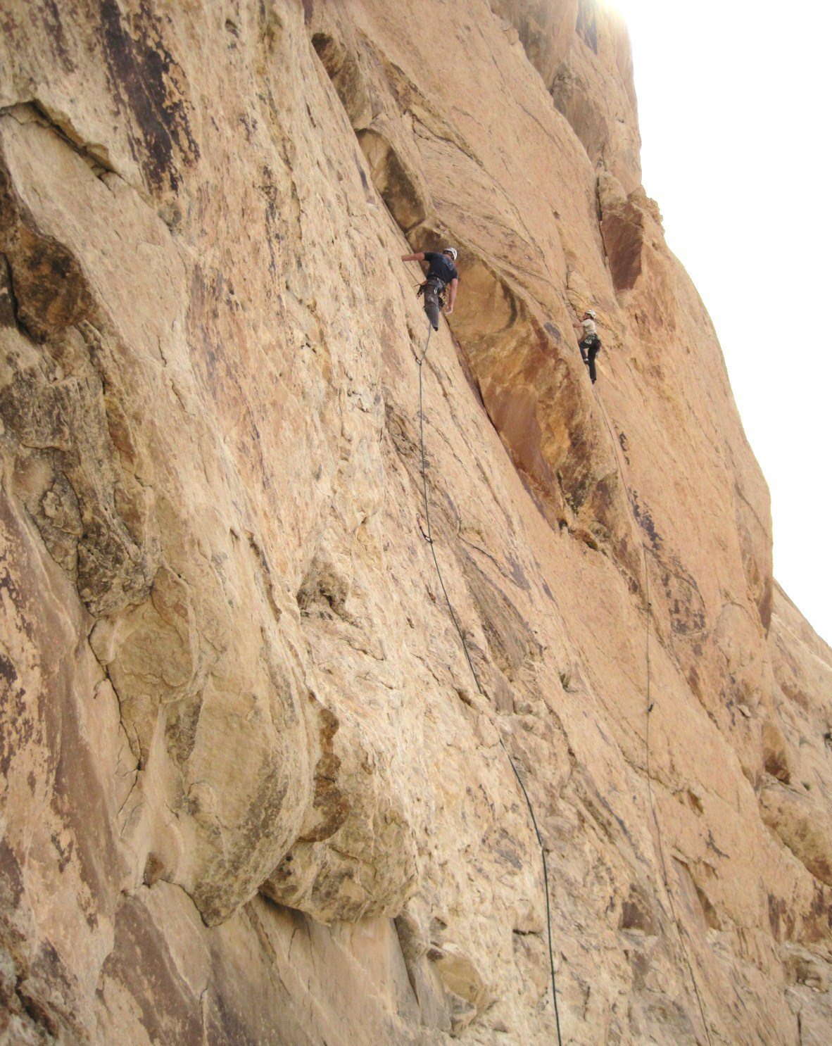Salt Lake team in Three Finger Canyon.Tom Hore on Rat Trap 5.10 and Jim ...