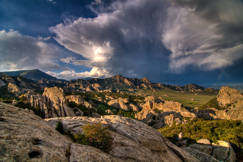 Rock Climbing in City of Rocks, South Idaho