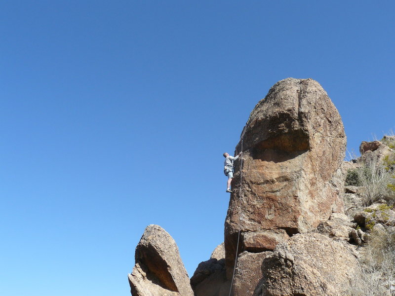 Rock Climb Alien Head, Joshua Tree National Park