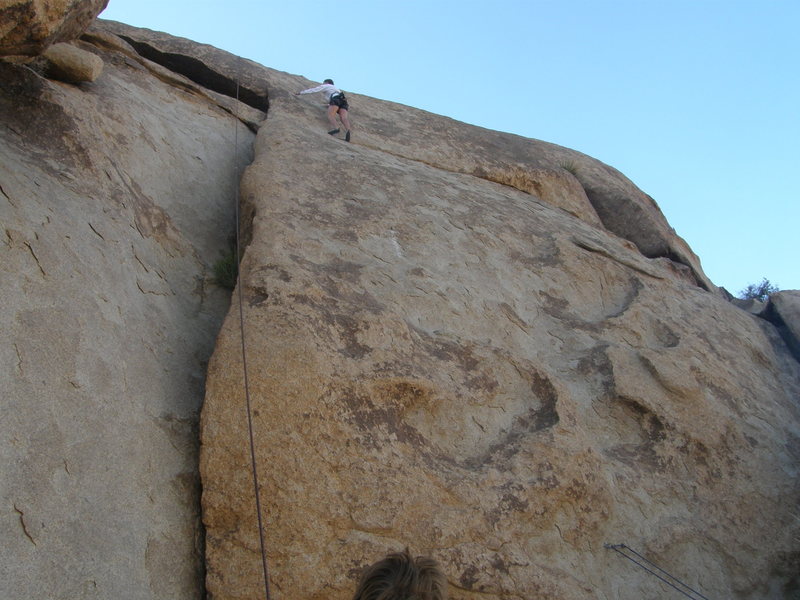 Rock Climb Split Tail, Joshua Tree National Park