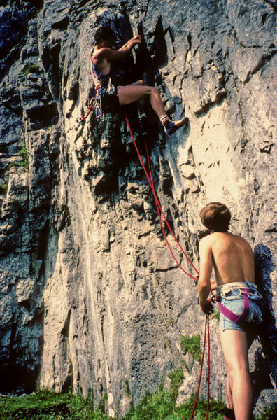 Rock Climbing in Malham Cove, United Kingdom