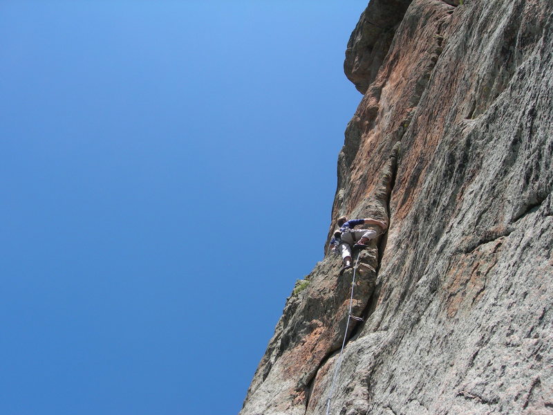 Rock Climb Laura Scudders, Lumpy Ridge