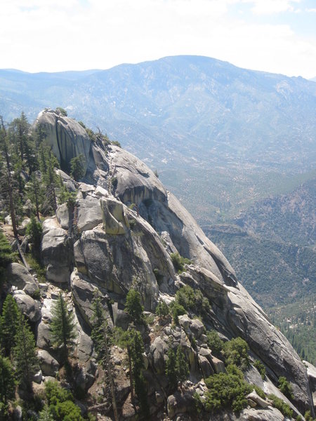 West side and summit of Voodoo Dome.