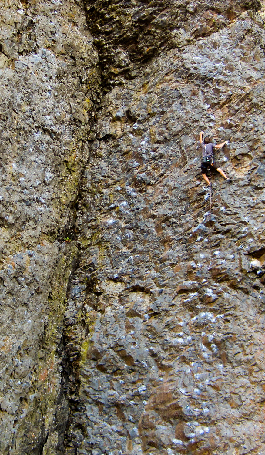 Andrew wrapping up the final section of Pit Lizard