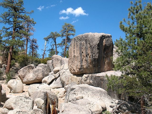 Epitaph Block, Holcomb Valley Pinnacles