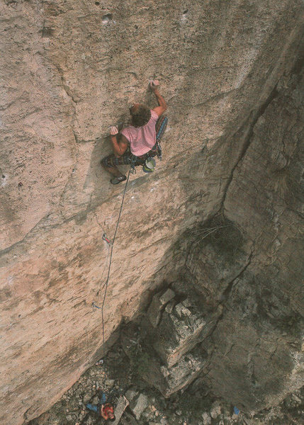 Darryl Roth on Surreal Estate 5.12c, Bob D' manning the belay, from ...