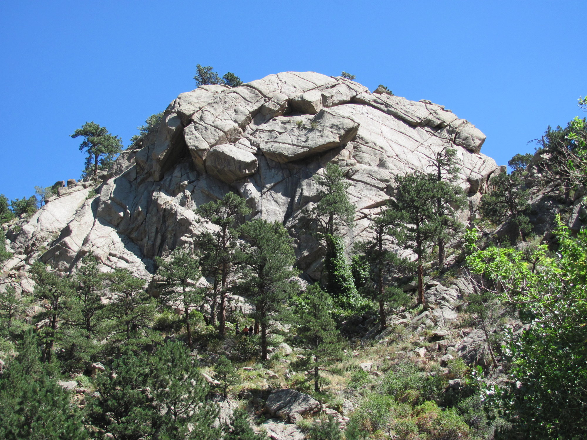 Well lighted view of The Dome.