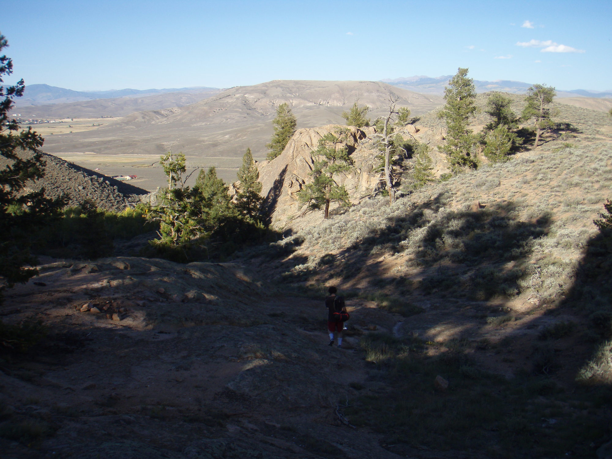 Slab of No Return from just past the Pinnacle Gully climbs. This is ...