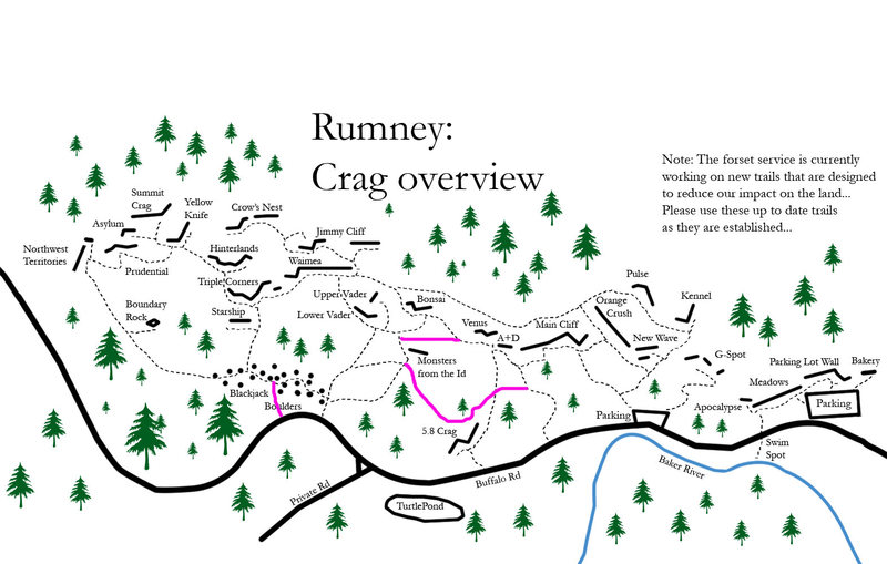 this is an updated trail map... the pink trail are my understanding of ...
