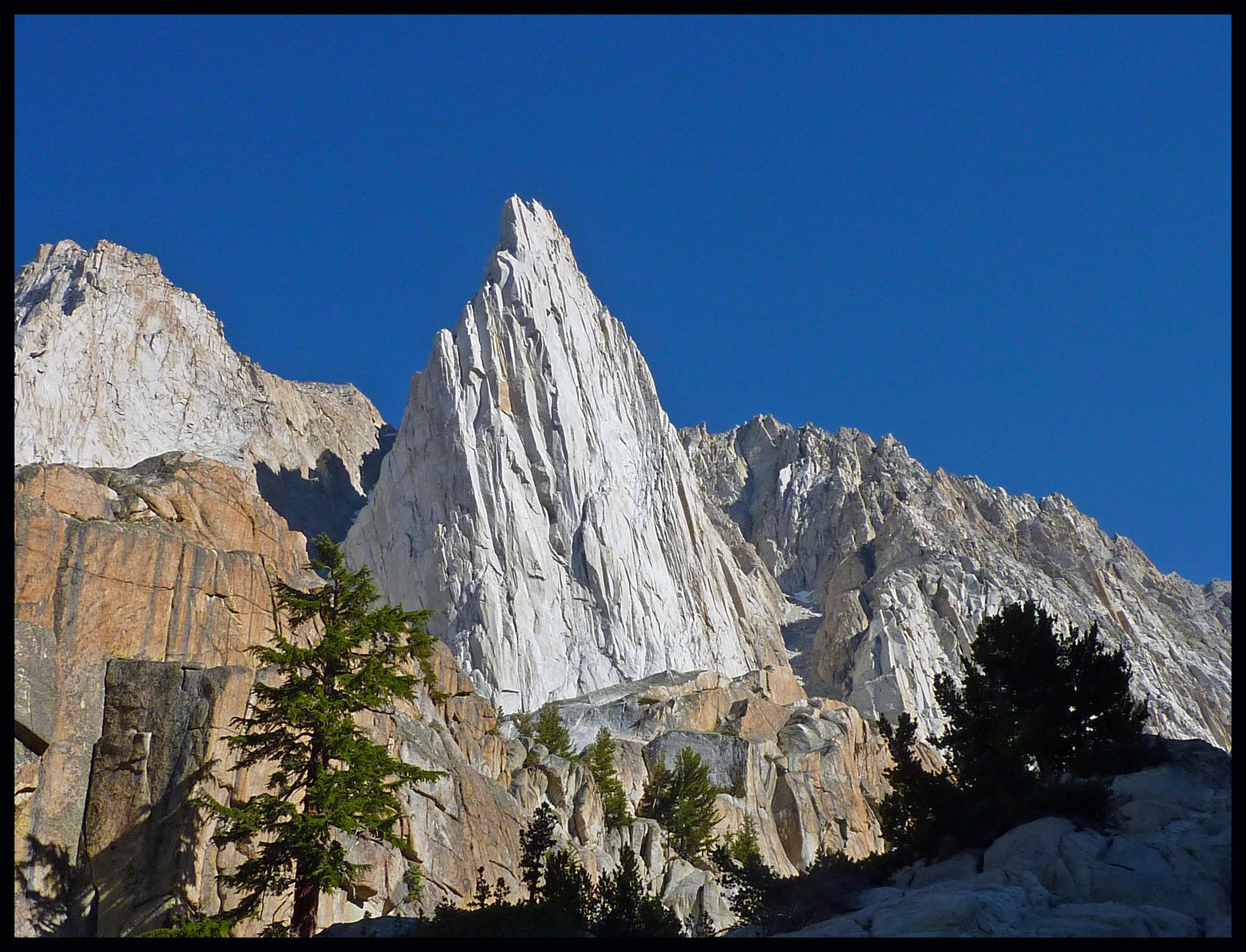 The top 2/3 of Incredible Hulk, as seen near the end of the approach.