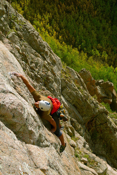 Rock Climb Sister Moon, Sandia Mountains