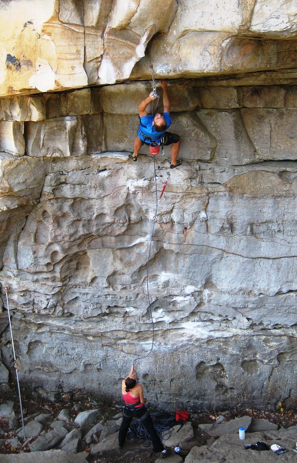 Mike A flashing Apollo Reed.