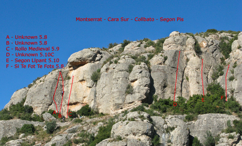 Rock Climbing in Collbato, Spain