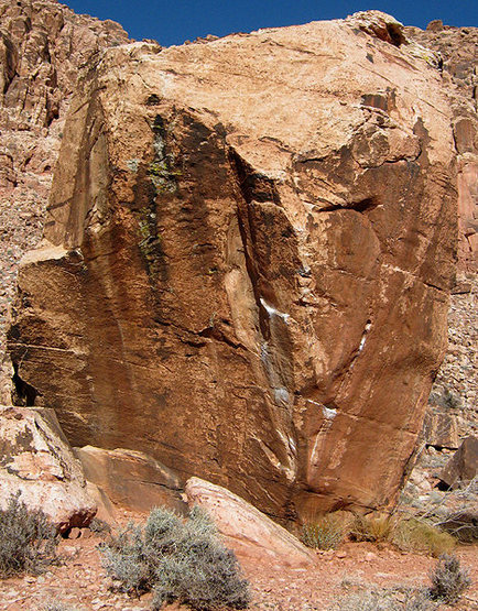 Bouldering in The Cube, Red Rocks