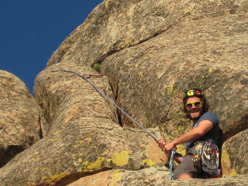 Rock Climb Ride the Cucumber, Laramie Range