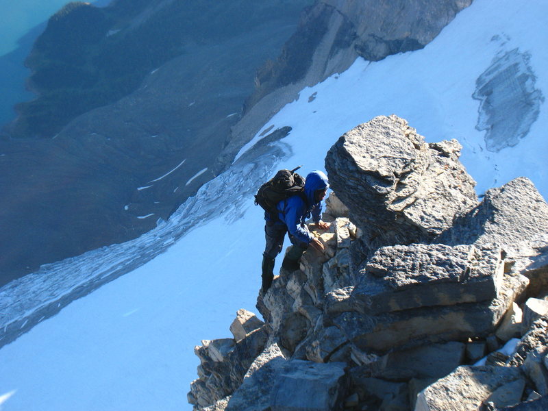 Alpine ridge scrambling at its finest