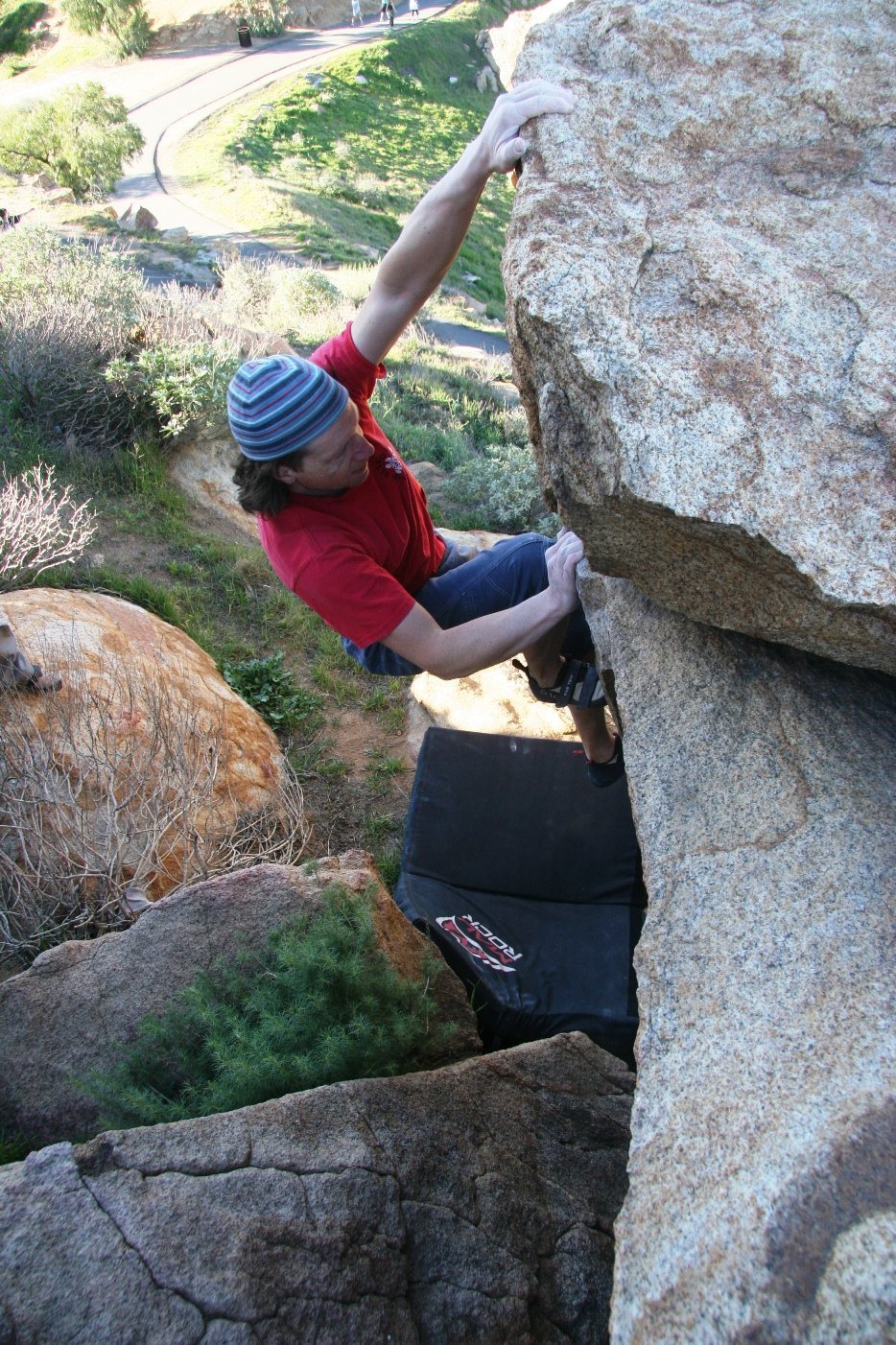 The finishing jug on Overhung