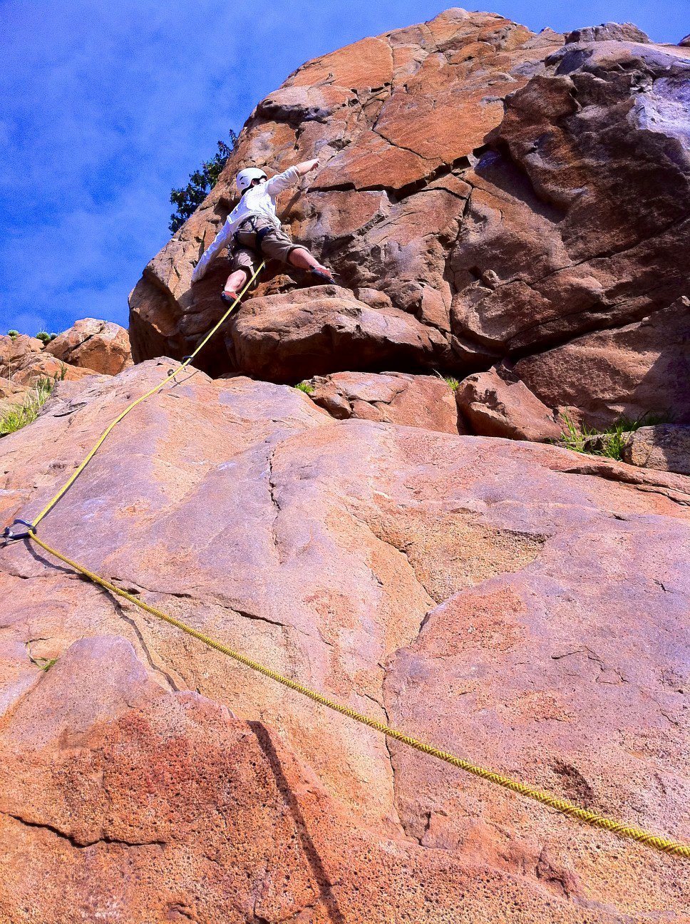 Not sure if this is technically "on" or not, but here's the ledge we ...