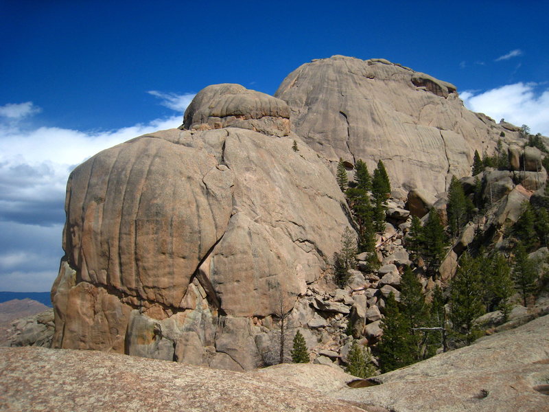 Rock Climbing in Acid Rock, South Platte