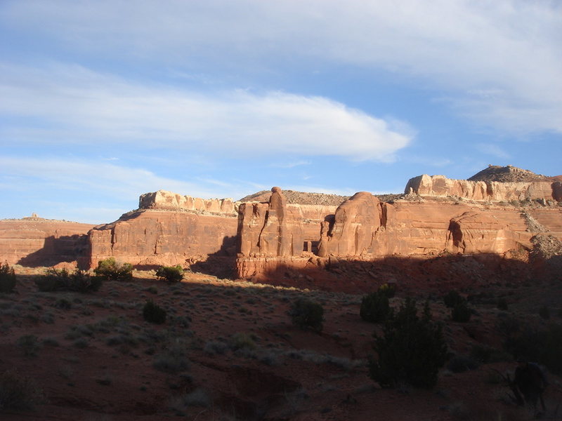 House of Putterman and Neighbor of Putterman, Tusher Canyon.