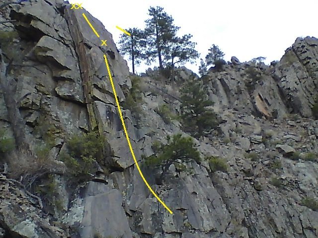Rock Climbing in Hightower Area, Estes Park Valley