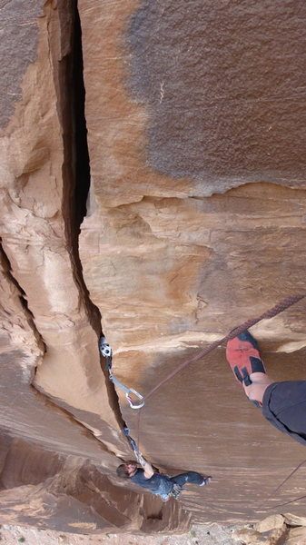 Johnny E. jamming on the upper splitter.