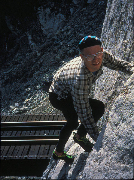 Rock Climbing in Trestle Tower, British Columbia