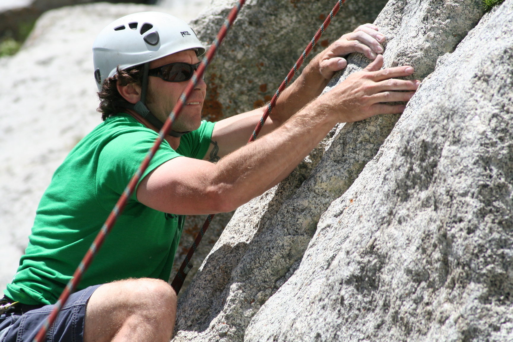 Jake Werner on top rope