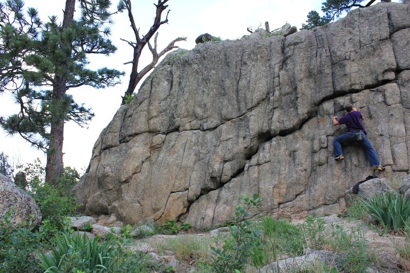 Climb Dome Boulder Traverse, Boulder Canyon