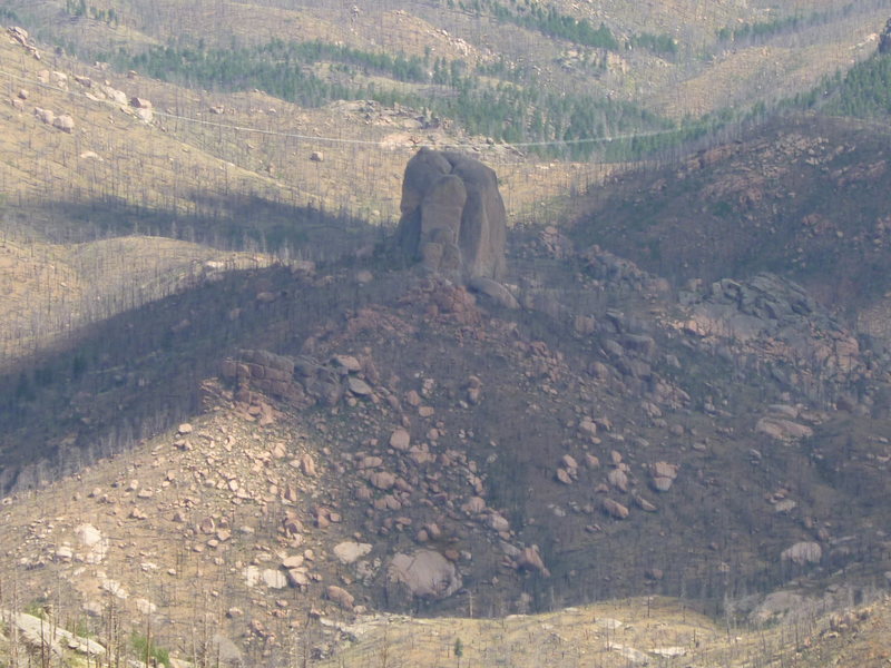 Rock Climbing in The Turret, South Platte