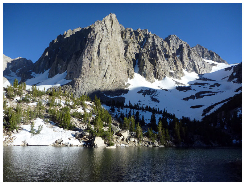 Temple Crag and evening light