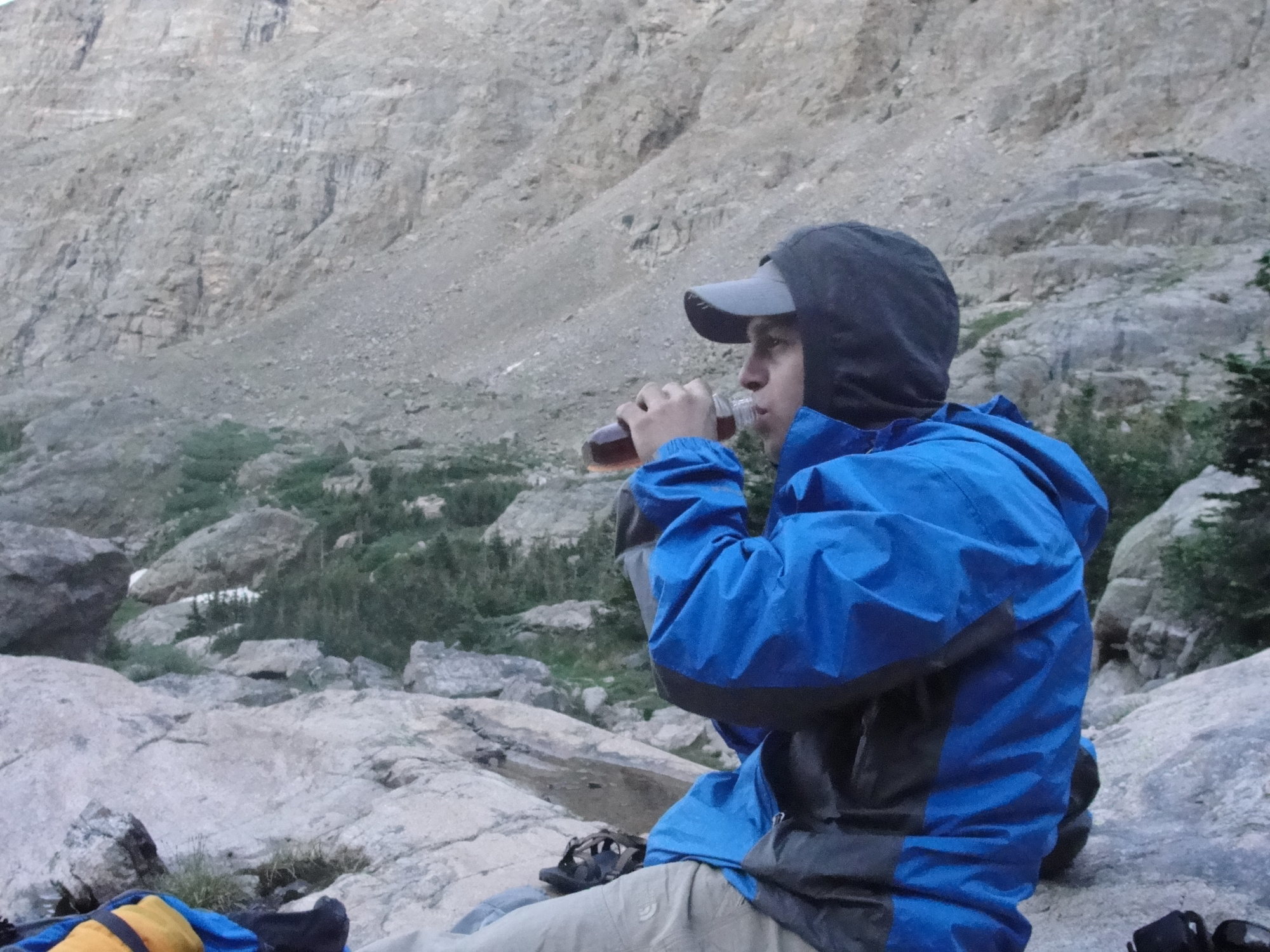Ryan Strong demonstrating some Fuk-ness in Rocky Mountain National Park ...