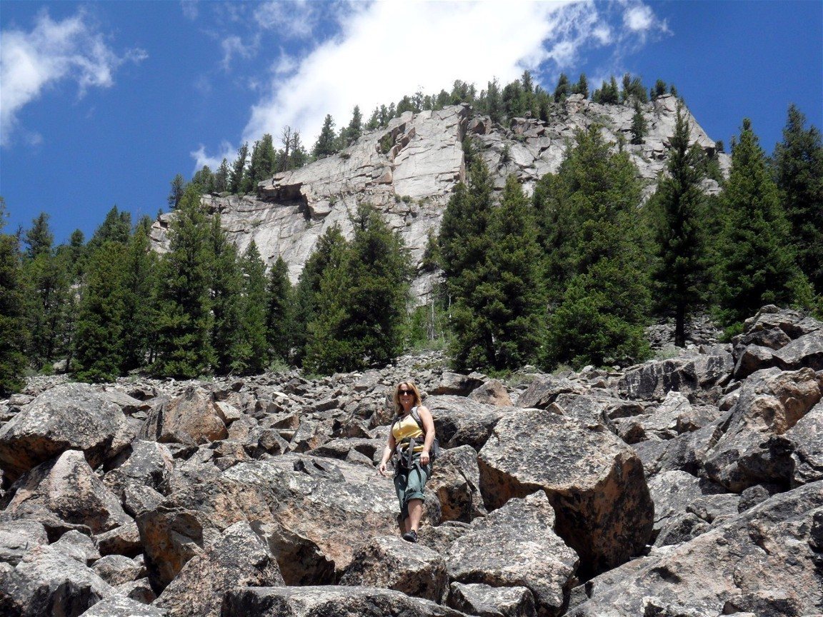 The hike up the talus field is not trivial. Be prepared for about a ...