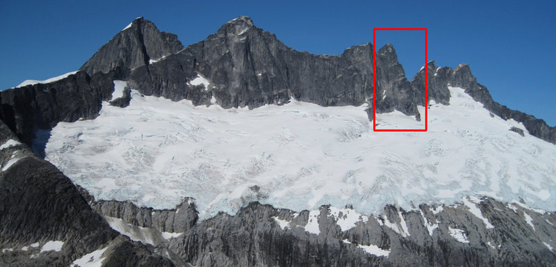 Location of route as seen from Juneau/approach